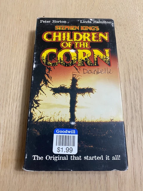 STEPHEN KINGS CHILDREN of the Corn VHS Tape Horror Linda Hamilton Peter ...