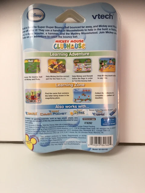 VTECH MICKEY MOUSE ClubHouse VSmile VMotion Active Learning Syst New ...