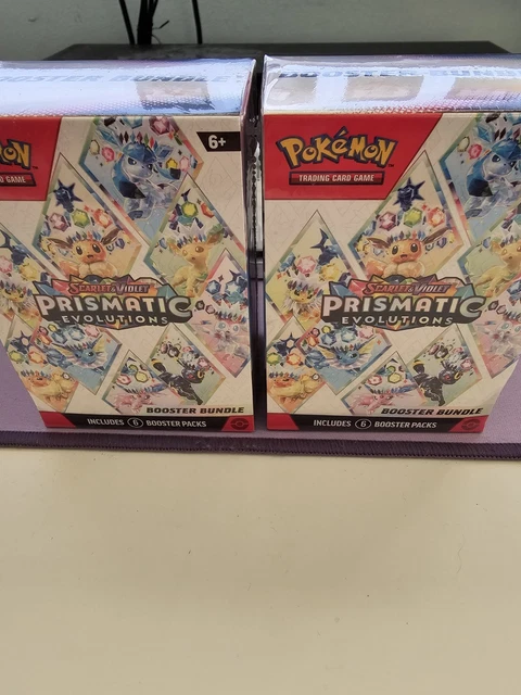 2X POKEMON TCG Scarlet & Violet-Prismatic Evolutions Booster Bundle £1.75 - PicClick UK
