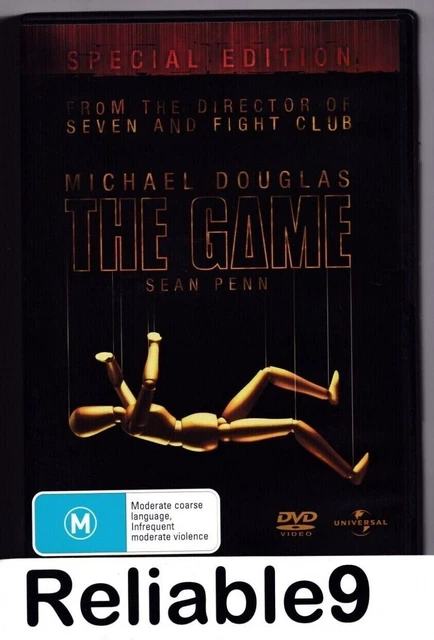 MICHAEL DOUGLAS+SEAN PENN- The Game DVD+Special features Region 4- 1997 ...