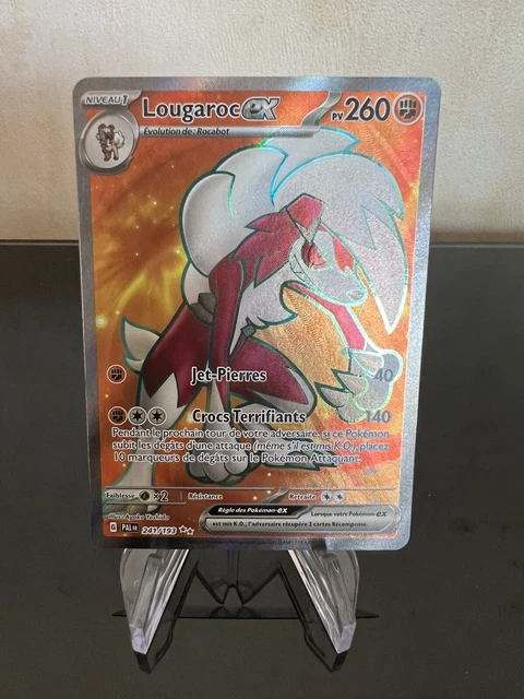 CARTE POKÉMON LOUGAROC EX FA 241/193 Evolutions à Paldea Neuf FR EUR 4 ...