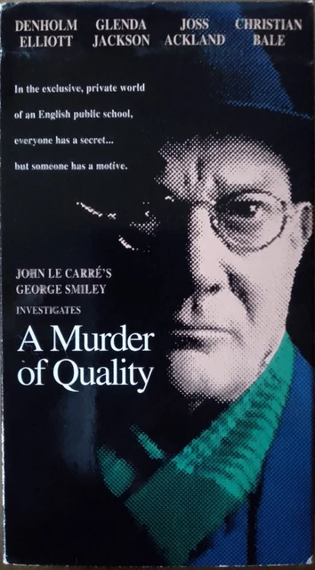 A MURDER OF Quality (1991) VHS Video NTSC Slipcase Denholm Elliott US ...