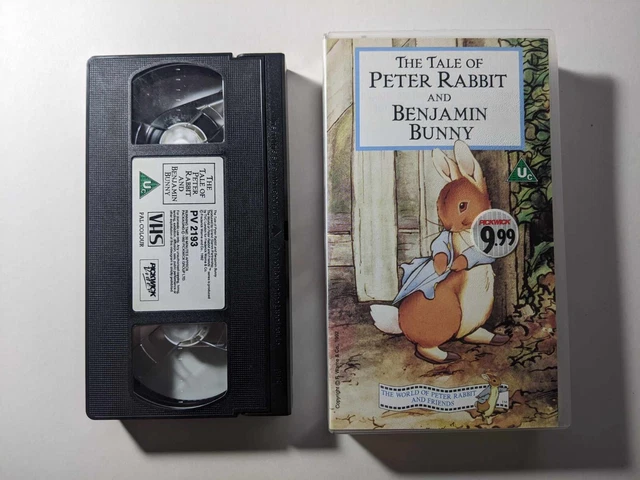 THE TALE OF Peter Rabbit And Benjamin Bunny VHS 1992 Beatrix Potter ...