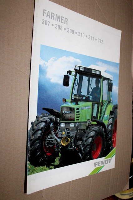 PROSPECTUS TRACTEUR FENDT FARMER 312 Tractor Traktor Trattore Prospekt Brochure EUR 12,99 ...