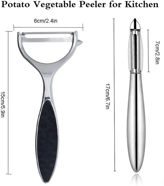 POTATO PEELERS VEGETABLE Peeler - Premium Stainless Steel Y-Shaped ...
