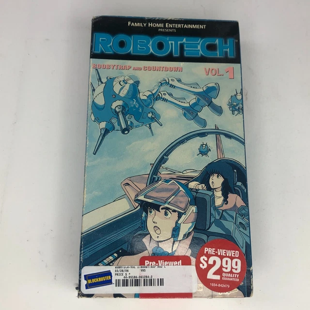 VTG ROBOTECH VOL. 1 Boobytrap and Countdown VHS Video Cassette Former ...