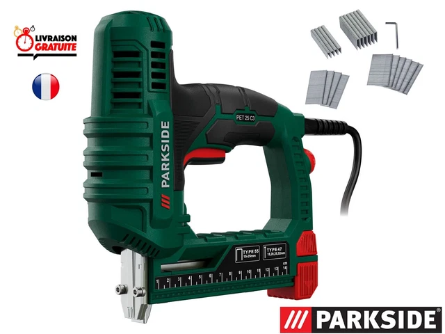 PARKSIDE® ELECTRIC PET 25 Triple Safety Stapler £54.36 - PicClick UK