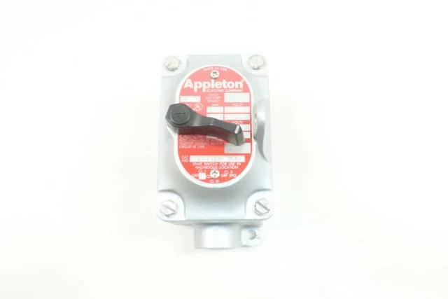APPLETON EDSC150-F3W EXPLOSION Proof Switch 120/240v-ac $631.57 ...