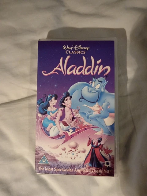 ALADDIN WALT DISNEY Classics 87 Minutes/Colour Universal (VHS/SH, 1994 ...