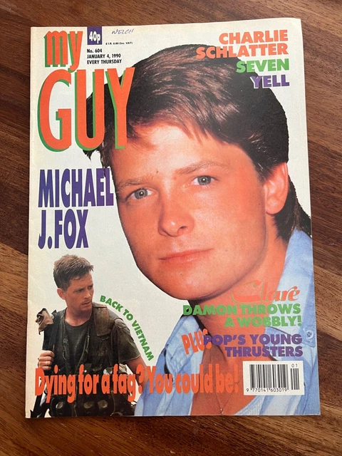 MY GUY, NO 604, 4th Jan 1990 Michael J Fox, Charlie Schlatter £6.99 ...