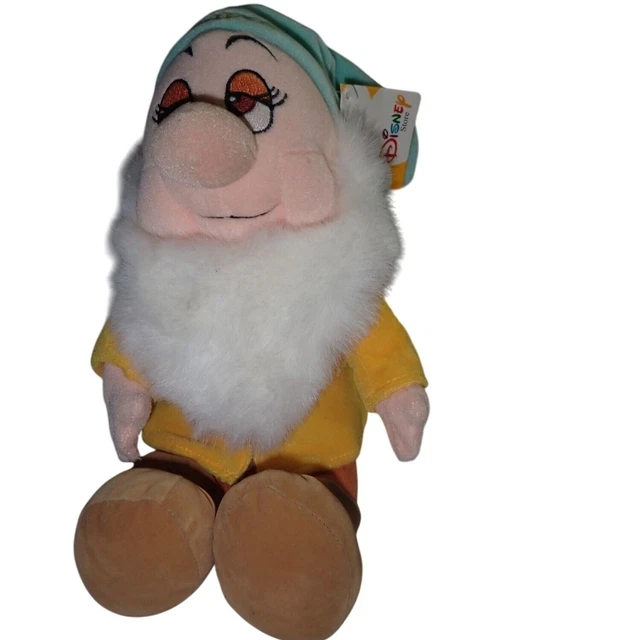 WALT DISNEY SEVEN Dwarfs "Sitting Bashful" 12" Plush Disney Store New £ ...