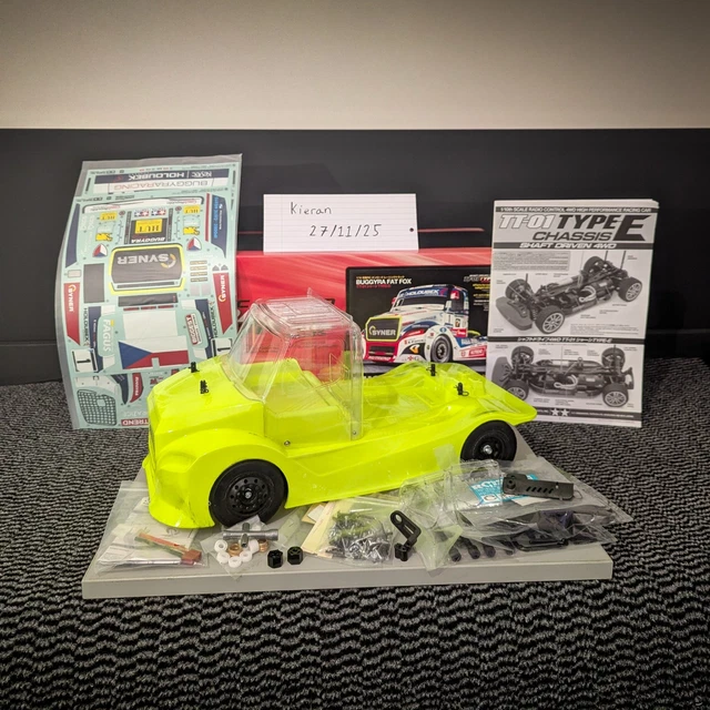 TAMIYA 1/14 R/C Buggyra Fat Fox (TT-01 Type-E) + ESC + SAVOX SC-1251MG ...