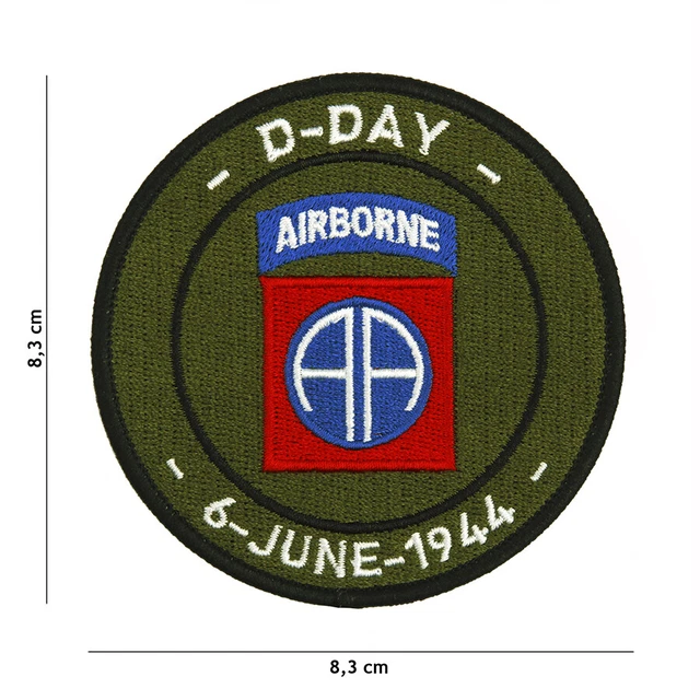 PATCH AUFNÄHER US Army D-Day Operation Overlord AA 82nd Airborne ...