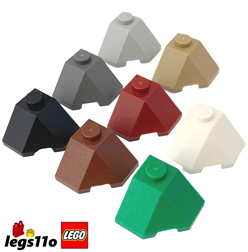 LEGO 13548 - Pack of 1x 2x 4x - NEW Slope 2x2 (45°) Corner Wedge £2.35 ...