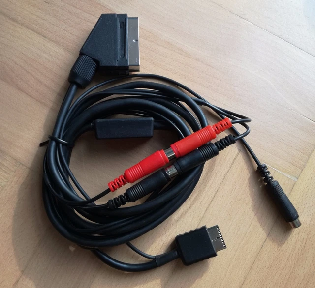 SONY PLAYSTATION PSX PS1 PS2 RGB SCART EURO HQ Cable CSYNC CLEAN SYNC ...