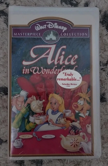 ALICE IN WONDERLAND VHS 1998 Disney Masterpiece Collection - New ...