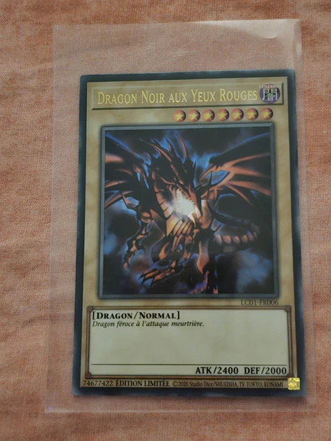CARTE YU-GI-OH LC01-FR006 Dragon Noir aux Yeux Rouges Ultra Rare EUR 3,00 - PicClick FR
