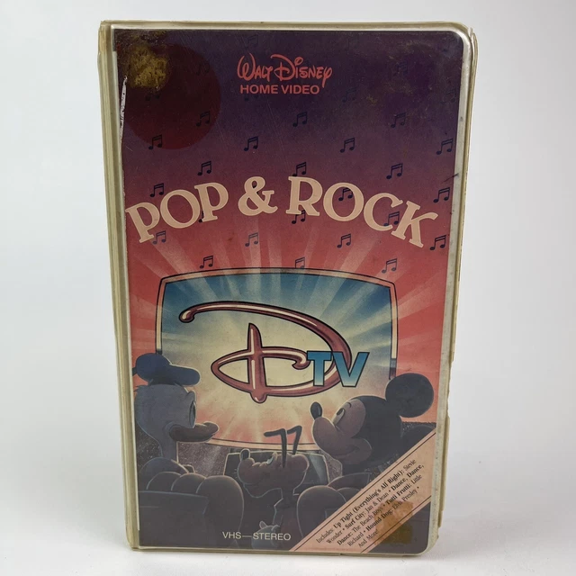 WALT DISNEY POP & Rock Compilation VHS 1984 DTV Music Disney Animation ...
