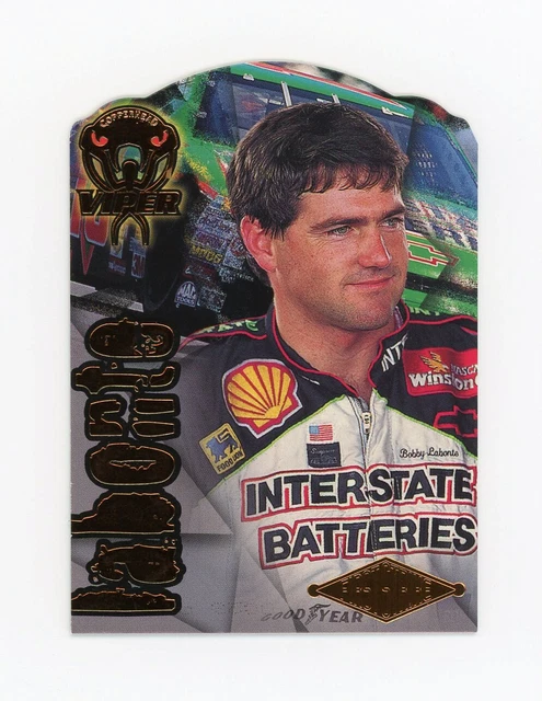 BOBBY LABONTE 1996 roues vipère tête en cuivre insert première frappe ...