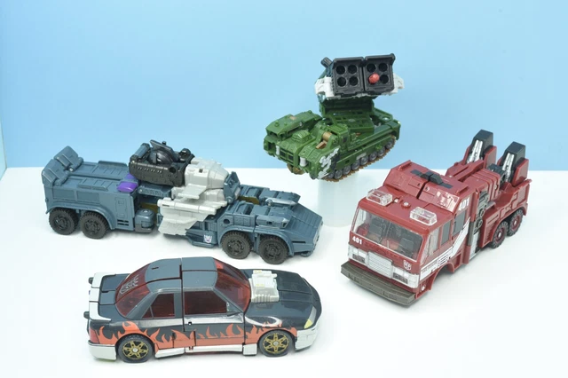 LOT DE 4 Hasbro Transformers Combiner Onslaught Hailstorm Class Inferno ...