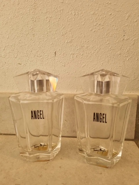 LOT DE 2 flacons parfum ANGEL THIERRY MUGLER 100 Ml VIDE ressourcable ...