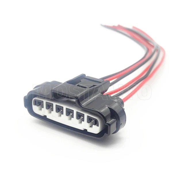 7283-1968-30 NEW FULLY Assembled 6-pin Connector Pigtail Wire Harness ...