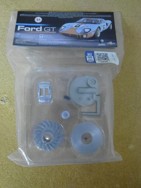1/8 SCALE DEAGOSTINI Build Your Own The Ford Gt40 Car Part Only 51 £35.00 - PicClick UK