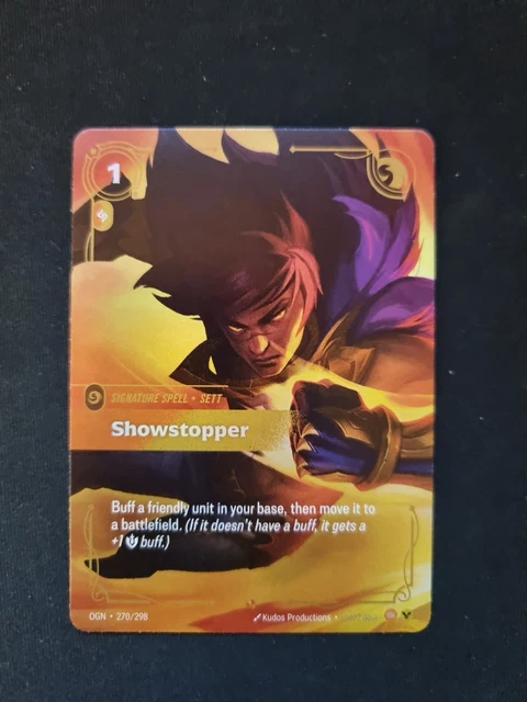 RIFTBOUND LEAGUE OF Legends Tcg Origins: 270 Showstopper Epic £26.68 ...