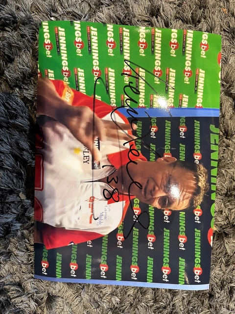 KEITH DELLER SIGNED Darts A4 Photo Legend £4.99 - PicClick UK