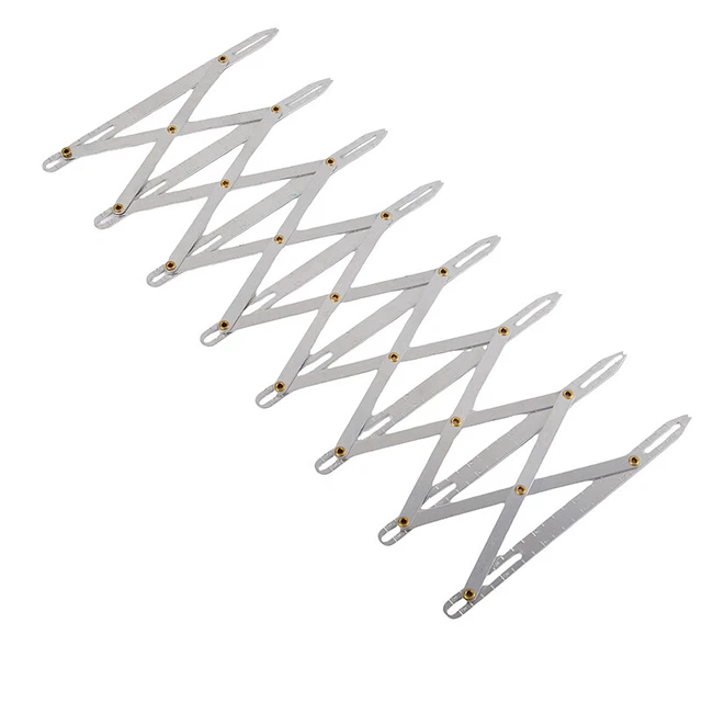 BUTTONHOLE SPACER EXPANDING Crafting Guide Rule Sewing Gauge ...