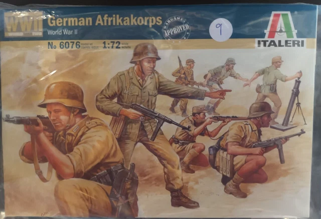 ITALERI 1/72 ww2 German Afrikakorps infantry figure set 6076 £9.00 ...