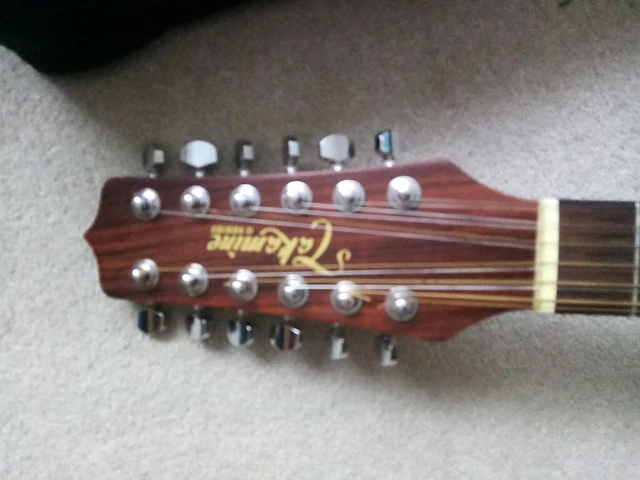 12 STRING. TAKAMINE G Series EG5105 electro-acoustic guitar + Soft ...