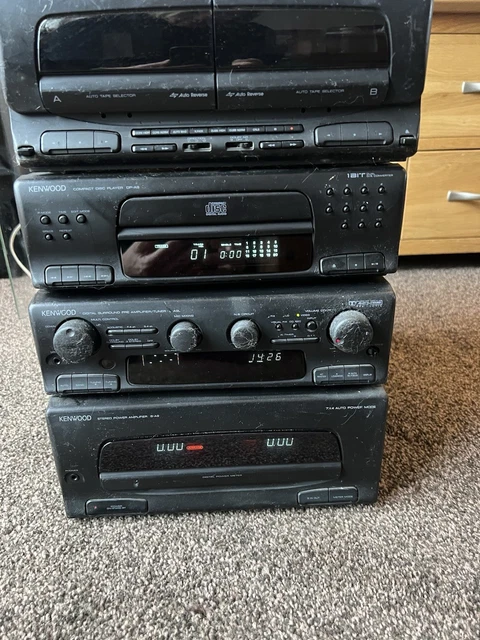 VINTAGE HIGH END Complete Kenwood RCA9 Stereo Stack System HiFi Dolby ...