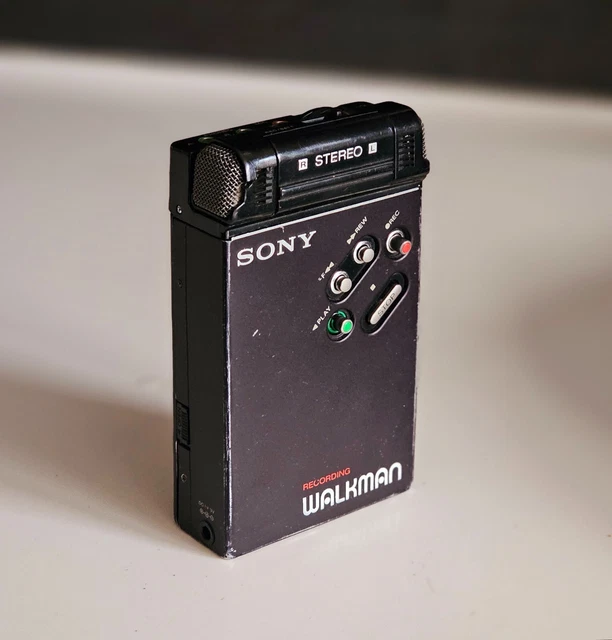 RARE SONY RECORDING Walkman WM-R2 Stereo Cassette Recorder Working with ...
