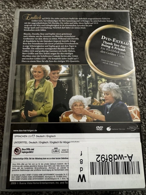 THE GOLDEN GIRLS Complete Series Seasons 1 2 3 4 5 6 7 DVD Box Set NEW ...