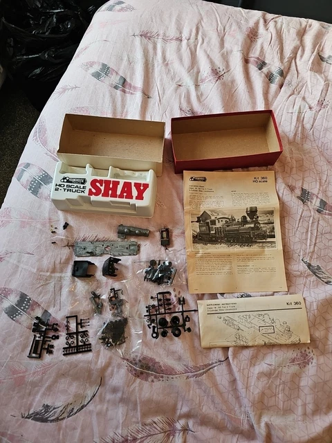 ROUNDHOUSE HO GAUGE SHAY LOCOMOTIVE Class B 42 Ton2 Truck 3 Cylinder ...