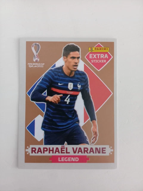 PANINI QATAR 2022 Extra Sticker Bronze - Raphael Varane - Brazil Version £6.00 - PicClick UK