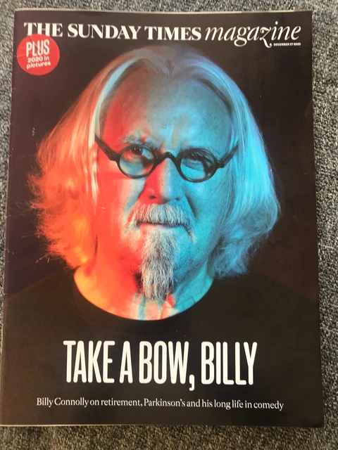 SUNDAY TIMES MAG~ BILLY CONNOLLY Joan Collins TARA ARKLE George Floyd TOM MOORE £2.25 - PicClick UK