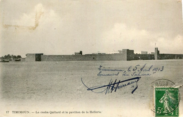 CARTE ALGERIE TIMIMOUN La Casba Quitard et le pavillon de la Hellerie ...
