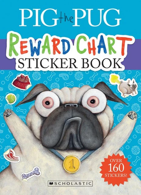 PIG THE PUG Reward Chart Sticker Book by Aaron Blabey (English ...