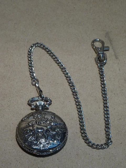 MONTRE GOUSSET AVEC chainette Chasseur Français Quartz EUR 10,00 ...