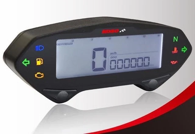 CAFE RACER, SPEEDO Speedometer KOSO DB01RN RPM, Lights, Fuel , Speed ...
