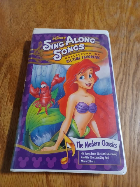 DISNEY'S SING ALONG Songs: The Modern Classics (VHS, 1997, Clamshell) 6/22 $6.15 - PicClick AU