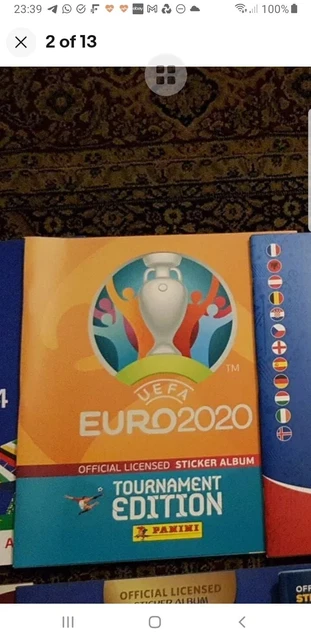UEFA EURO 2020 Official Sticker Albums Made By Topps Empty Book Sticker ...