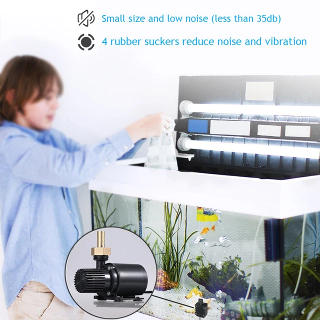 DECDEAL BRUSHLESS WATER Pump Ultra-quiet DC12V Micro Brushless Water ...