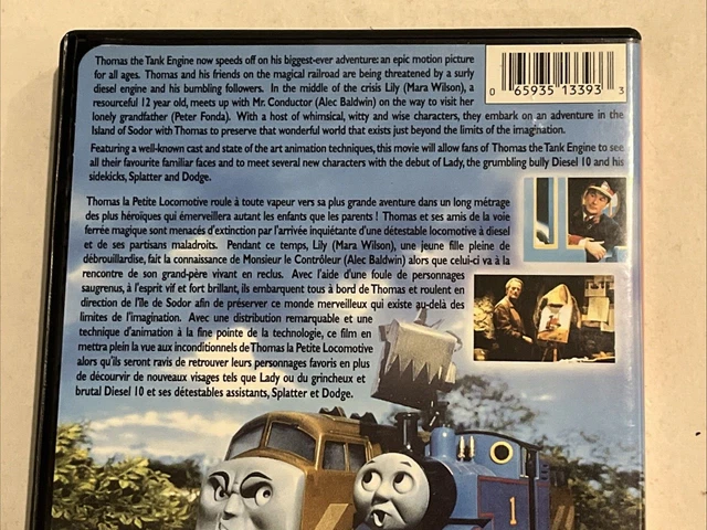 THOMAS AND THE magic railroad (2004 DVD NTSC 1) english/french audio ...