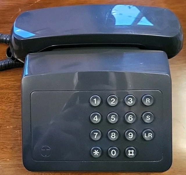 BT PUSH BUTTON Telephone in Dark Grey. Model 9801R. Untested. £0.99 ...