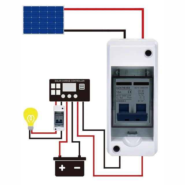 SOLAR PHOTOVOLTAIC CELL Combiner-Box DC Circuit Breaker Switch With ...