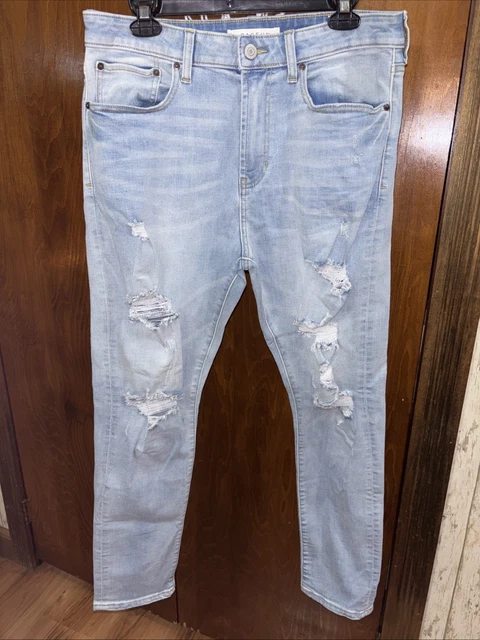 PACSUN DISTRESS SLIM Taper Men's 32 X 32 Stretch £7.44 - PicClick UK