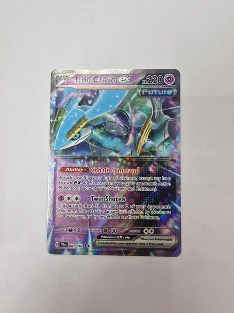 POKÉMON TCG IRON Crown Ex 081/162 Temporal Forces Ultra Rare Pokémon Card EUR 7,12 - PicClick IT